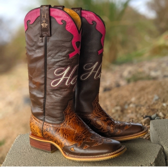 Tin Haul | Shoes | Tin Haul Ladies Hope Breast Cancer Cowboy Boots With ...